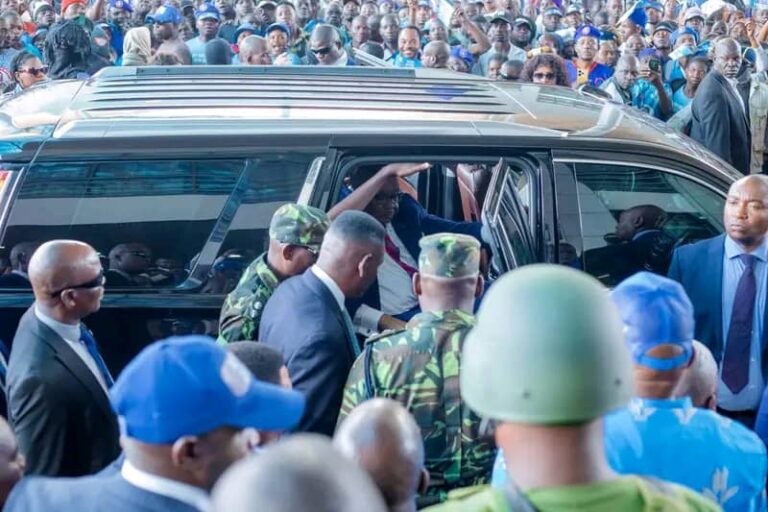 Professor Mutharika submits presidential nomination papers at BICC ...